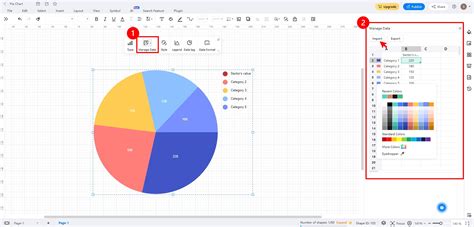 how to create a pie chart in power bi