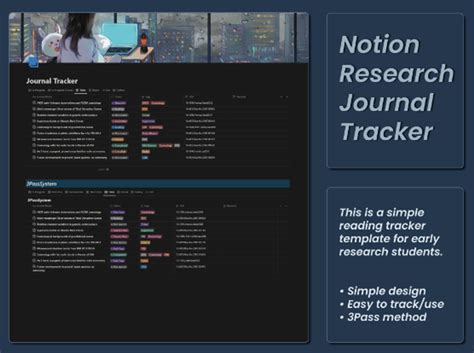 Notion Research Paper Tracker Template