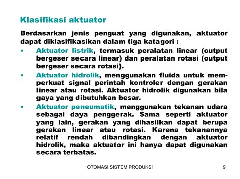 Sensor Akuator Pada Sistem Hidrolik Dan Pneumatik Ppt