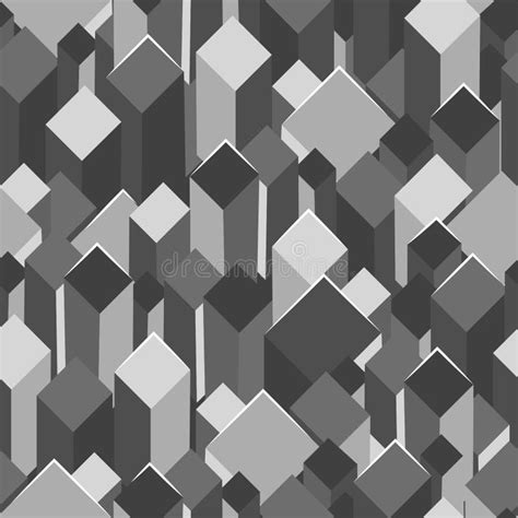 three dimensional rectangular columns seamless wallpaper stock vector