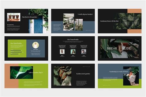 Onula Botanical Garden Keynote Template Incl Botanical And Plants Envato