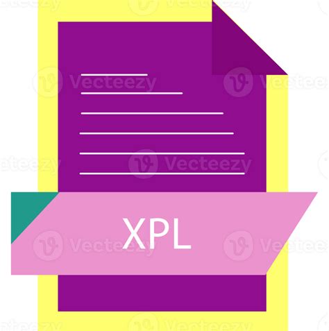 Xpl File Format Icon Modern Design Illustration PNG