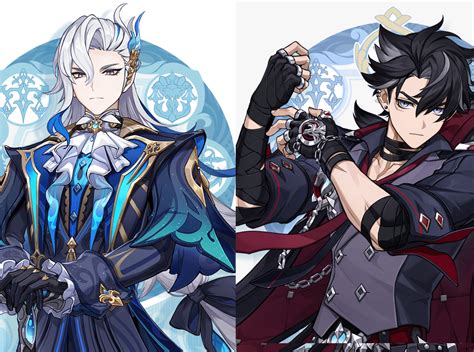 Genshin Impact Neuvillette Y Wriothesley Nuevos Personajes De Fontaine