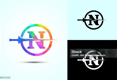창 창이 있는 영어 알파벳 N 크리 에이 티브 창 로고 디자인 템플릿 개념에 대한 스톡 벡터 아트 및 기타 이미지 개념 개념과 주제 검 Istock