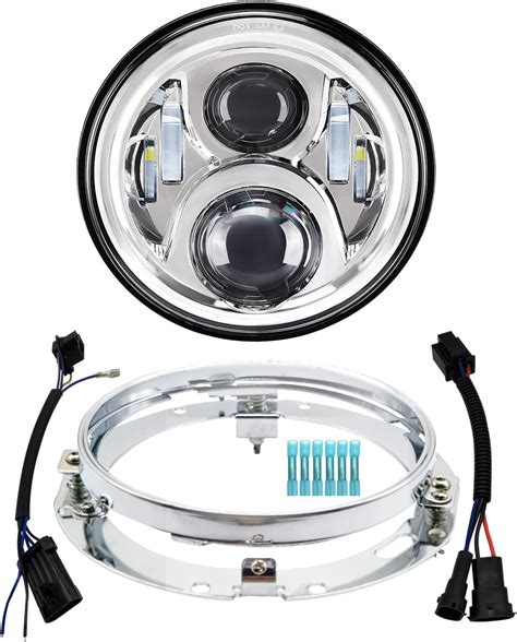Truckmall 7 Inch Led Headlight Motorcycle Headlights