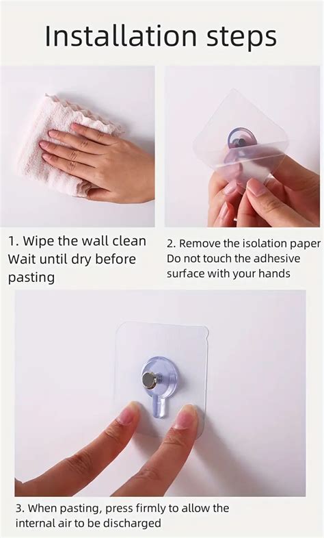 Non Punching Installation Hook Hanging Accessories Hanging Temu United