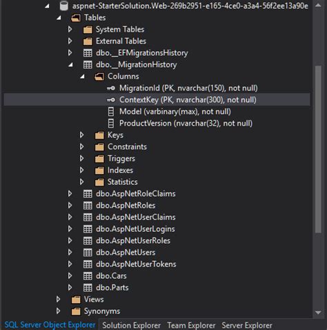 a sample asp core starter solution with identity entity framework