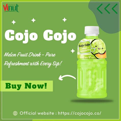 Unleashing The Flavor Explosion Cojo Cojo Melon Juice Drink With Nata