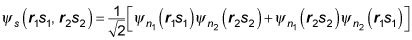 Create Symmetric And Antisymmetric Wave Functions For A Two Particle System Dummies