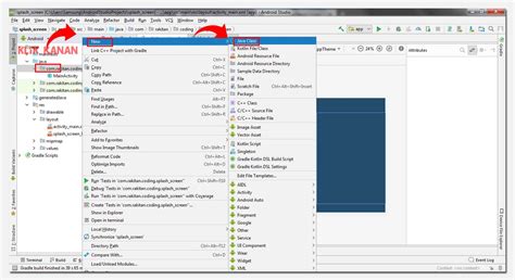 Membuat Aplikasi Android Splash Screen Sebagai Tampilan Pembuka Aplikasi CODING RAKITAN