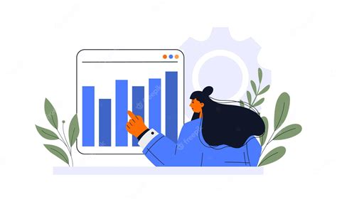 Premium Vector Flat Vector Design Statistical And Data Analysis For Business Finance