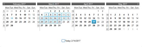 カレンダー Infragistics Ultimate Ui For Wpf インフラジスティックス・ジャパン株式会社