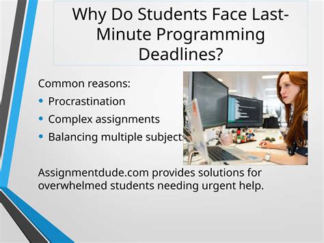 Struggling With Deadline Know How To Complete A Programming Assignment