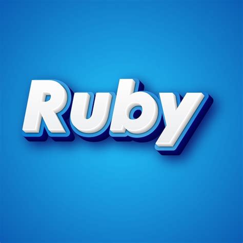 Premium Photo Ruby Text Effect Gold  Attractive Background Card Photo