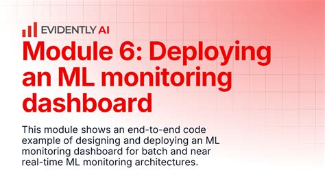 Module 6 Deploying An Ml Monitoring Dashboard Evidently Ai Open