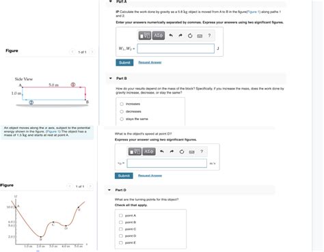 Solved Part A IP Calculate The Work Done By Gravity As A Chegg