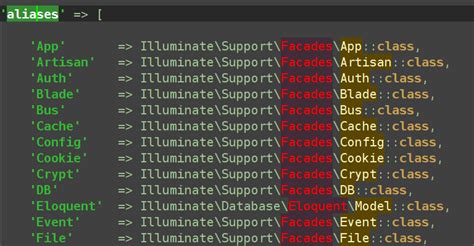 Php Why Showing Undefined Service And Aliases In App File In Laravel