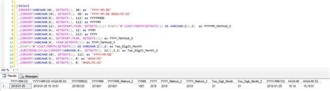 Example Sql Server Date Conversion Sql