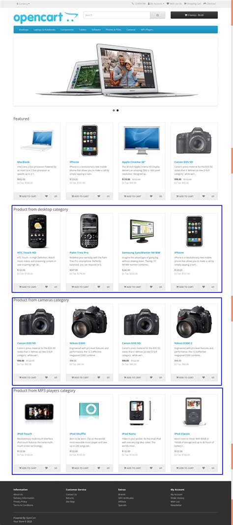 OpenCart Product Based On Category