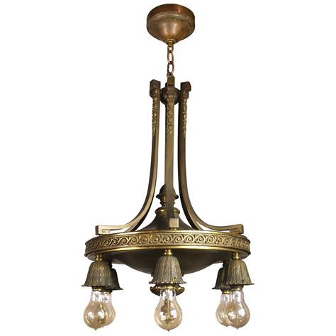 Light Bronze Chandelier At Stdibs