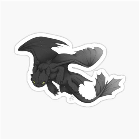 Angry Toothless Sticker For Sale By Valeriakarasu Redbubble