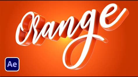 After Effects D Text Animation Tutorial Element D Simple Way YouTube