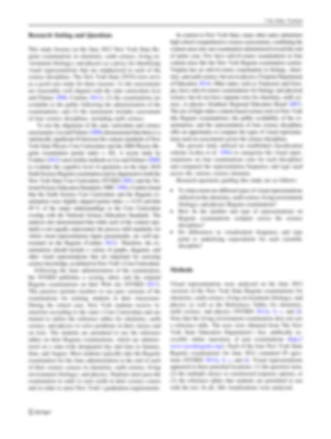 Solution Visual Representations On High School Biology Chemistry Earth Science And Physics