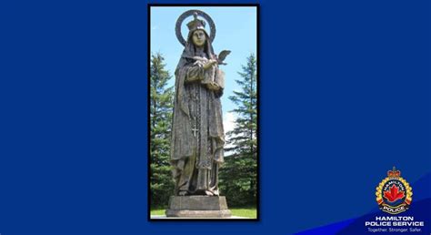 Large Religious Statue Taken From Ancaster Cemetery Inthehammer