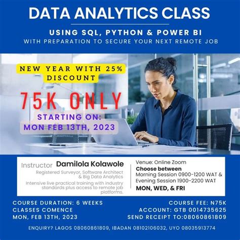 This Is A No Nonsense 6 Weeks Intensive Data Analytics Class Using Sql