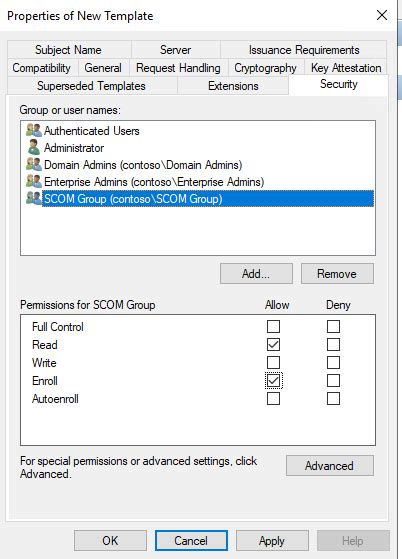 How To Create A Certificate Template For Operations Manager Blake Drumm Technical Blog