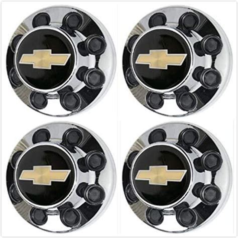 4x Chrome Wheel Center Hub Caps Chevy Silverado 2500 3500 Van Suburban