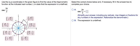 Solved Use The Xy Coordinates In The Given Figure To Find