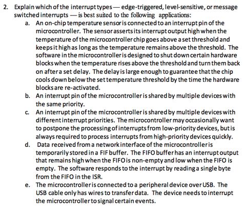 Solved 2 Explain Which Of The