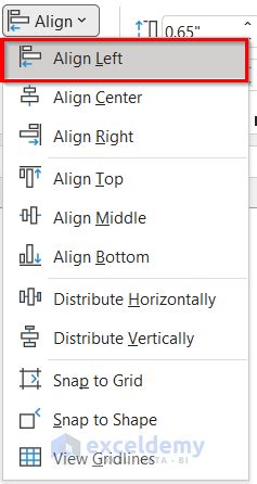 How To Align Text Boxes In Excel 3 Examples