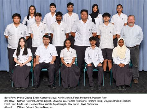 Year 12 Classes Lynfield Yearbooks 2023