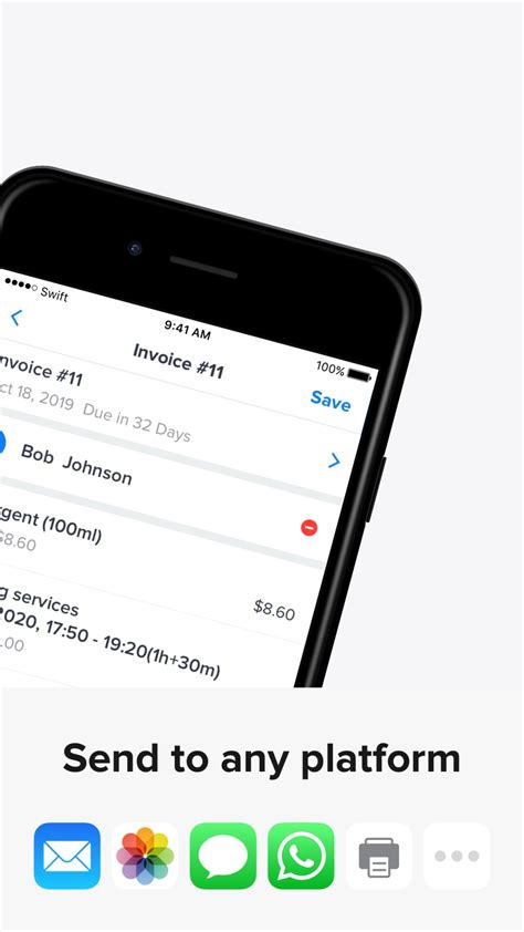 Iphone 용 Swift Invoice Invoice Maker 다운로드 Iphone 용 Swift Invoice Invoice Maker 다운로드