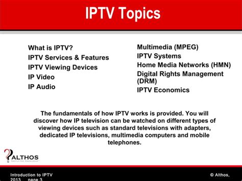 Introduction To Iptv Ppt Computer Networking Computing