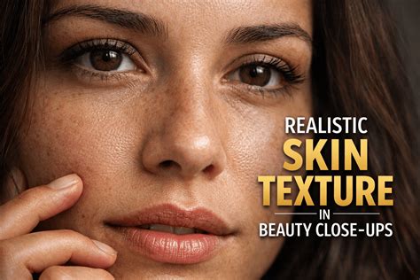 Beauty Close Up Prompt Skin Texture Realistic