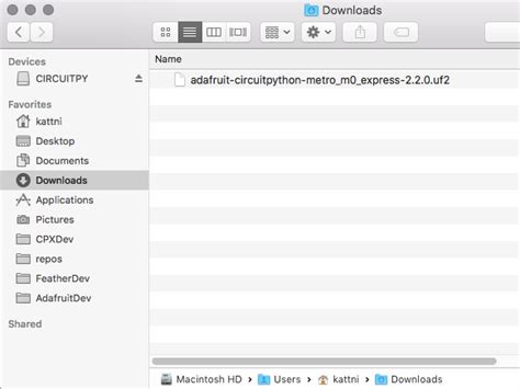 Circuitpython Adafruit Metro M0 Express Adafruit Learning System