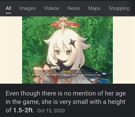 I Just Realized Paimon Is 1 2 Ft Tall 💀 Rdefectivenutt