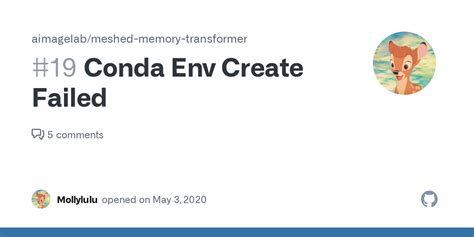 Conda Env Create Failed Issue Aimagelab Meshed Memory Transformer GitHub