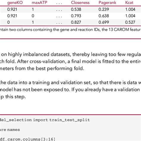 Several Rows From An Example Carom Ml Input Dataset Download