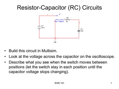 RC Circuits Charging Discharging Time Constants