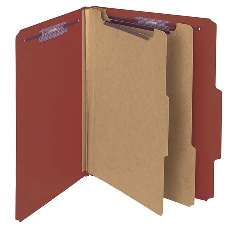 Office And School Supplies Smead Pressboard Classification File Folder