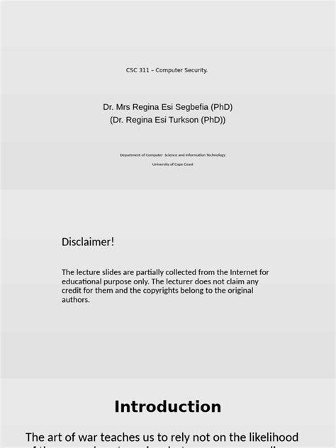 Csc 311 Lesson 1 Pdf
