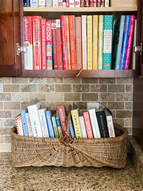 How I Organize Cookbooks Clean Mama