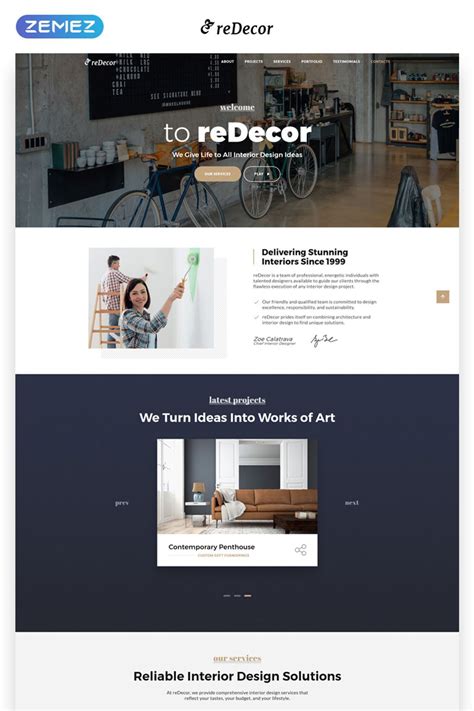 Renovation Website Templates