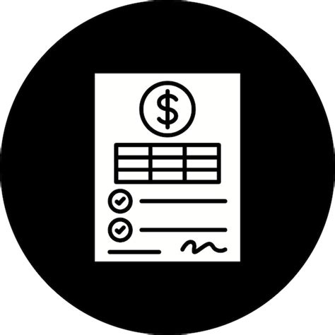 Premium Vector Invoice Icon