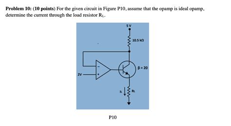 solved problem 10 10 points for the given circuit in