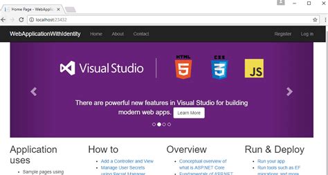 Adding Identity Capabilities To An ASP NET Core App The Long Walk